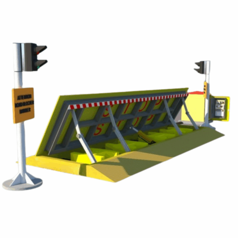 Surface Mounted Hydraulic Road Blocker - Karen Grubu