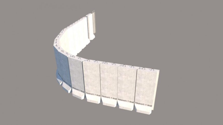 T-Wall Ballistic Explosion Proof Mobile Concrete Wall - Karen Grubu